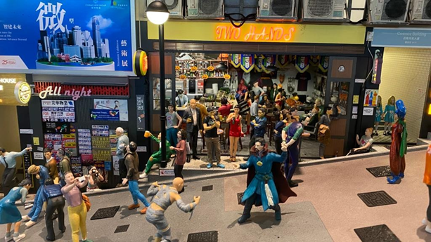 Revitalized Central Market displays miniature models of Hong Kong life ...